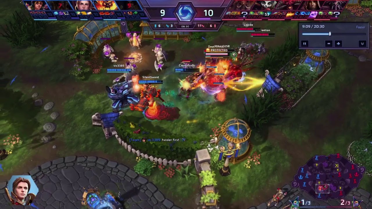 Anduin vs Butcher HoTS - YouTube