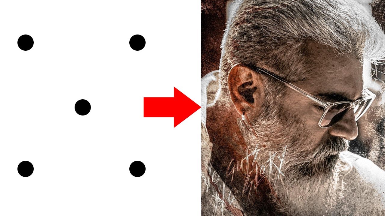 Thunivu Ajith drawing easy - How to draw thala Ajith drawing easy from ...