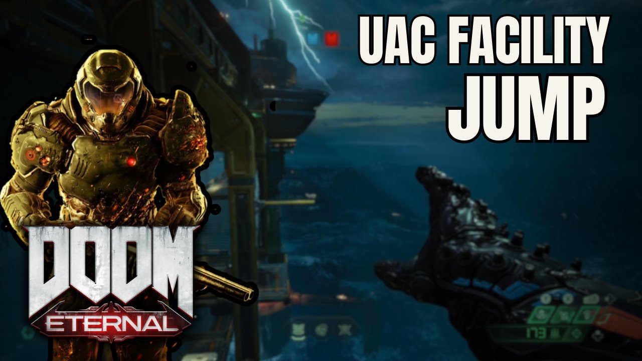 DOOM Eternal: UAC Facility Monkey Bar Double Jump - YouTube