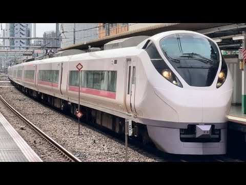 E657系ｶﾂK4編成が北千住駅1番線を通過するシーン（2024.10.31.11:36） - YouTube