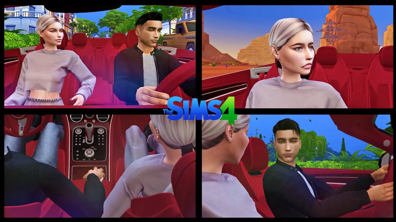 ANIMATION PACK#24 | SIMS 4 ANIMATIONS | IN THE CAR | FREE - YouTube
