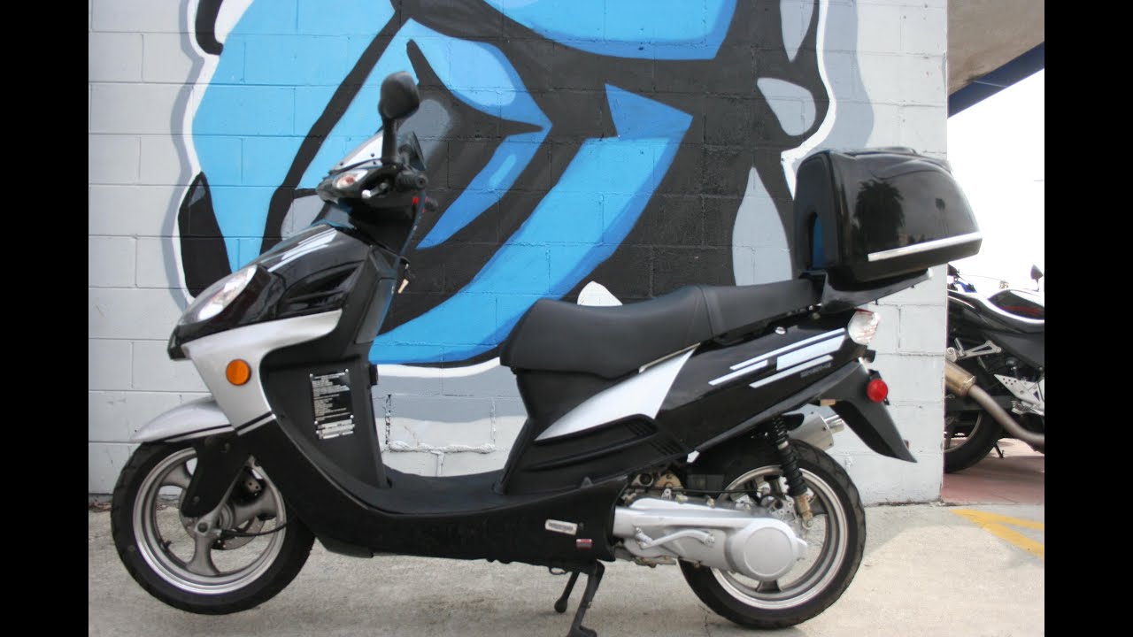 2013 Meiduo MD150T Scooter ... great commute scoot! - YouTube