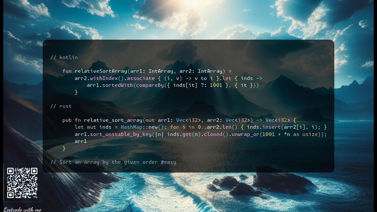 11062024 1122 Relative Sort Array Youtube