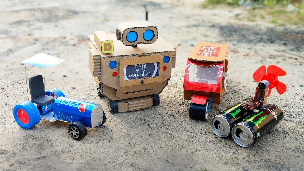 Top 4 Amazing Cardboard Craft Ideas At Home | Invent Gear - YouTube
