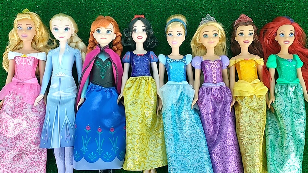ASMR 5 MYSTERY SURPRISES Disney Princess Miniature Dolls Satisfying ...