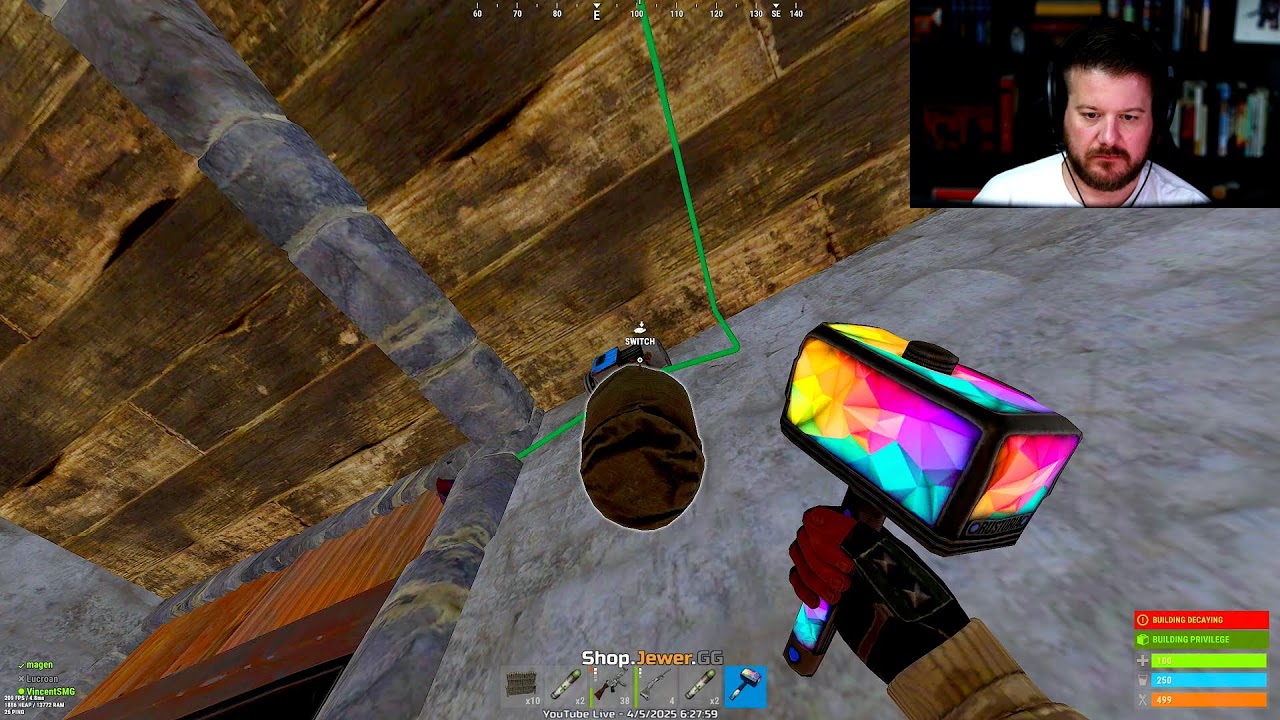 Day 2 #jewer #rust #rustgameplay #playrust - YouTube