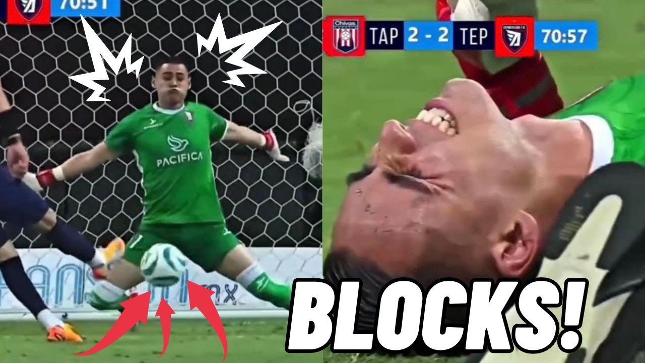 FOOTBALL SHOT BLOCKS THAT GET INCREASINGLY WORSE - YouTube