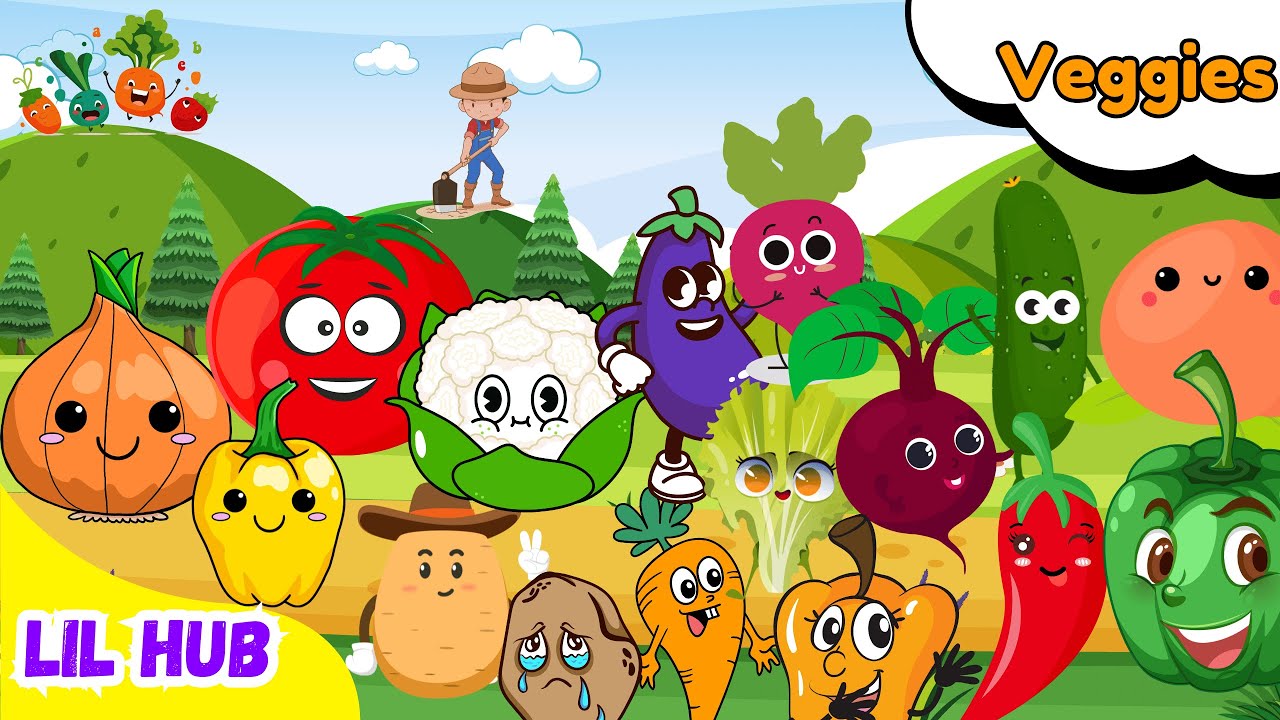 "Fun Vegetables Names Poem for Kids | Learn and Enjoy with Veggie Rhymes!" Learning for Kids 🎵📚 ...