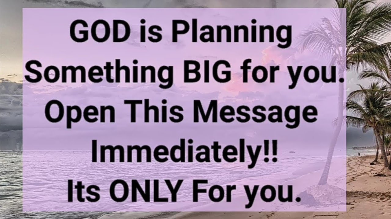 "MAKE GOD HAPPY BY CHOOSING THIS VIDEO RIGHT NOW " - JESUS / This Is ...