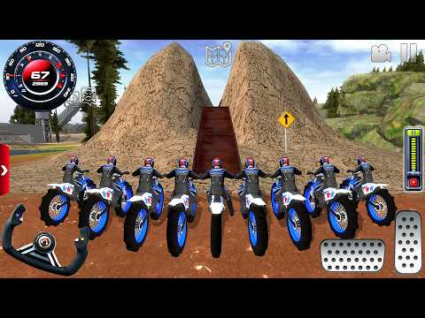 Impossible Offroad Police Bike Stunts Driving #2 - Motor Dirt Bikes Racing 3D - Android Gameplay FHD