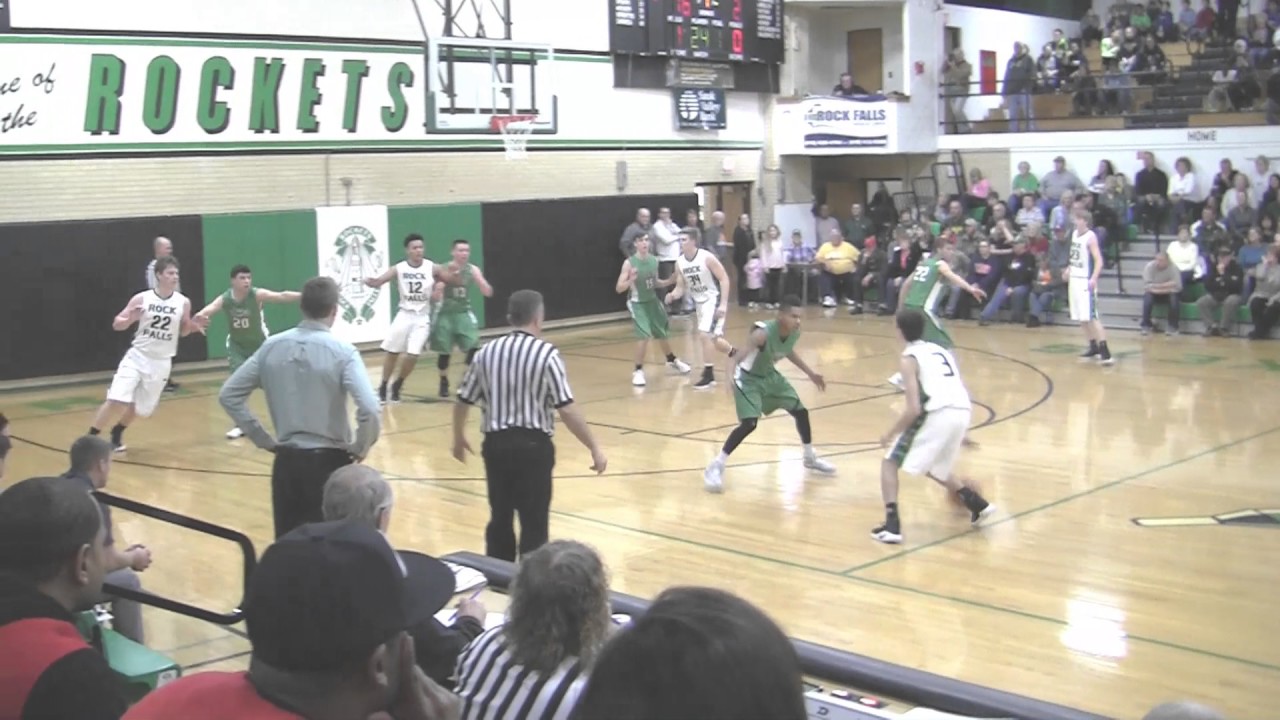 Highlights Rock Falls Rockets Varsity vs North Boone 1/21/2016 - YouTube