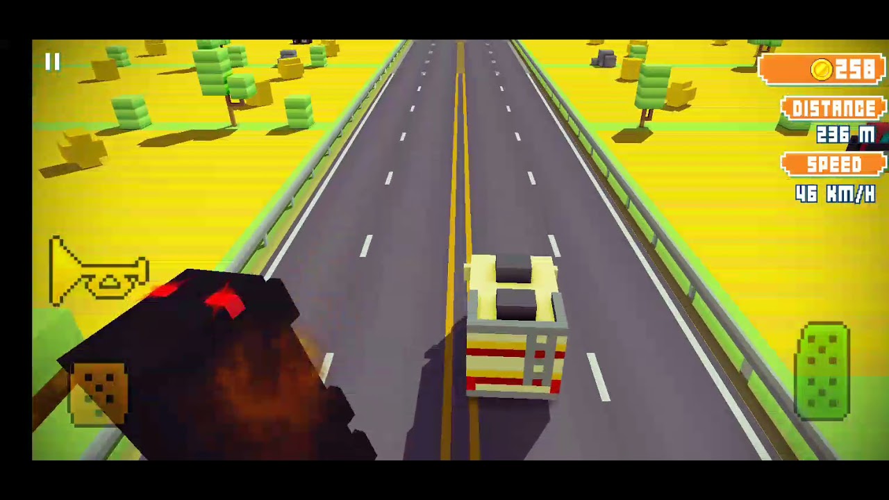 My new video of Blocky Highway game - YouTube