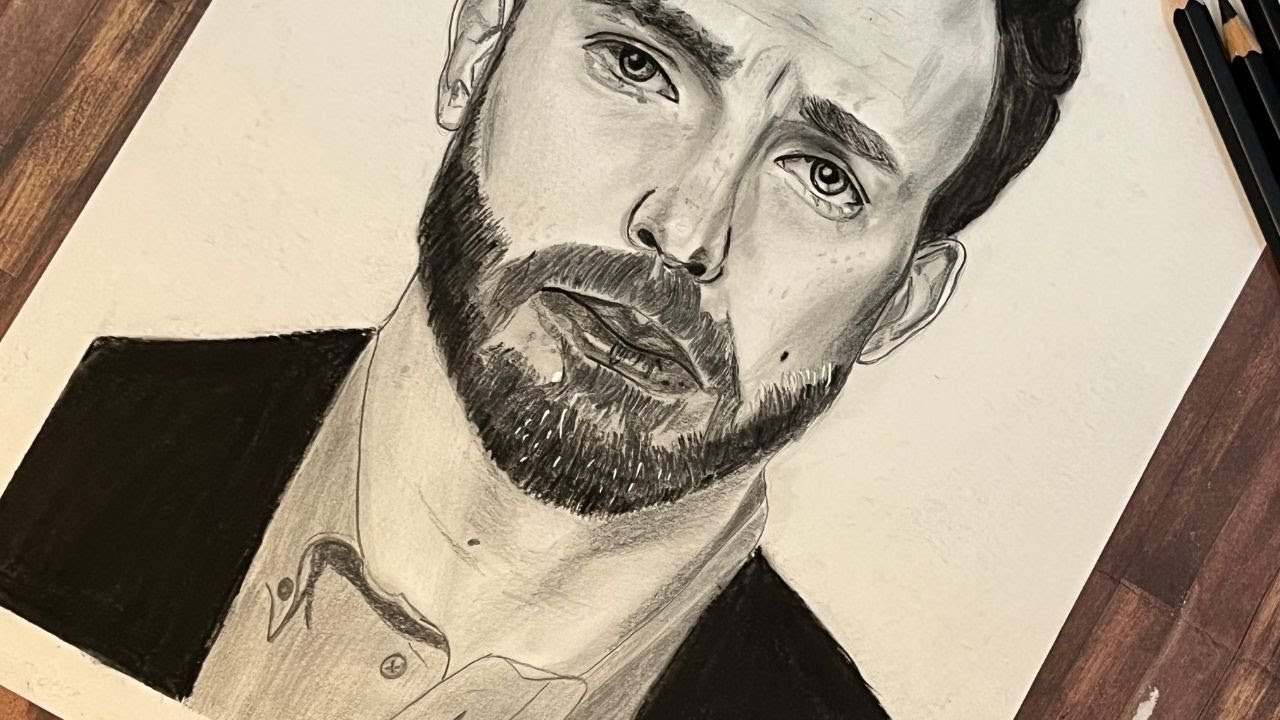 How to draw a handsome man - YouTube