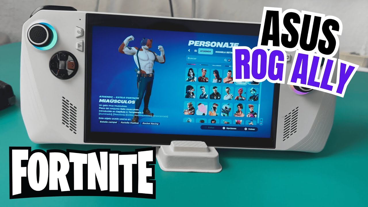 Fortnite en la ASUS ROG Ally: ¿La Mejor Experiencia Portátil? - YouTube