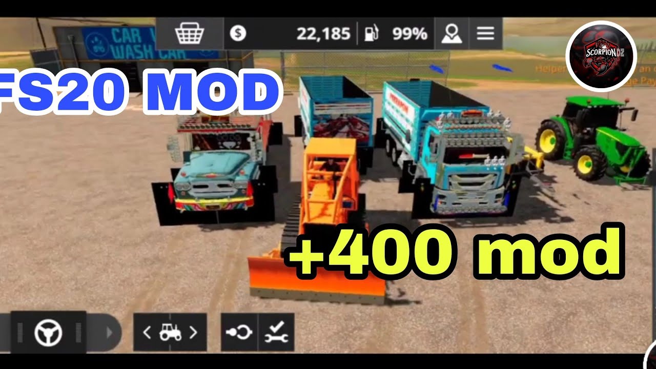 fs 20 mod, neuw map - YouTube