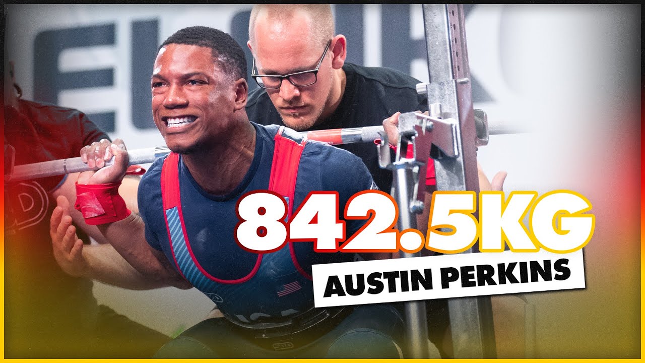 Austin Perkins | 842.5kg Total 74kg IPF Worlds 25 - YouTube