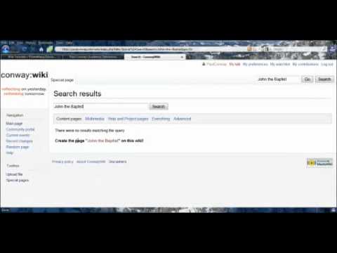How to create a new wiki page - YouTube