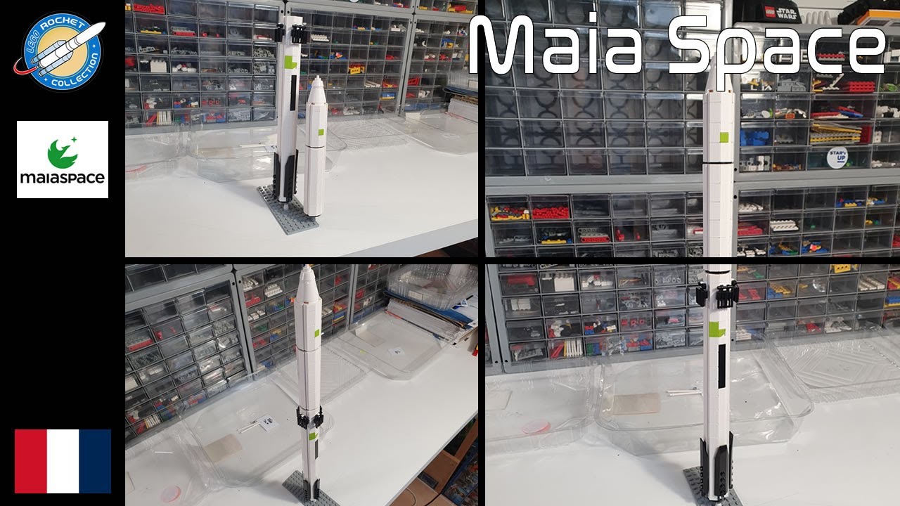 Maia Space : le futur lanceur - 1:110 - Lego Rocket Collection - YouTube