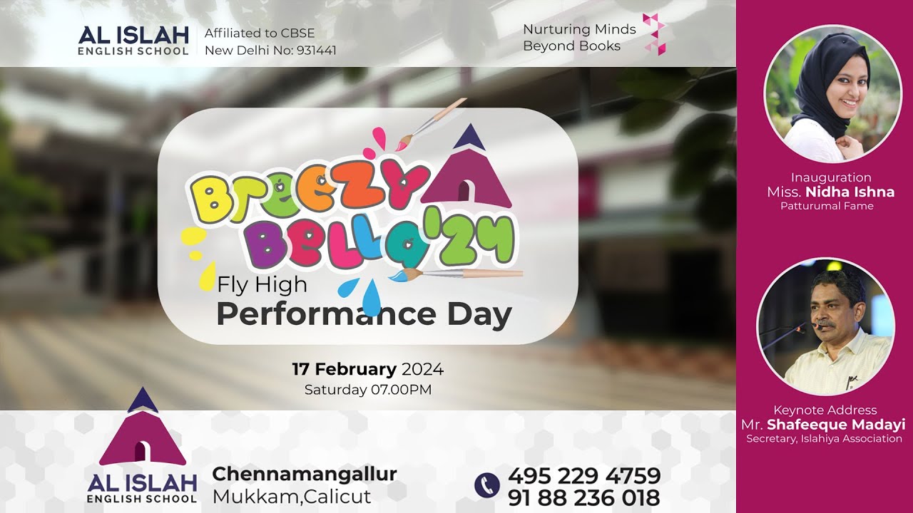 Breezy Bella 24 Fly High Performance Day | AI Islah English School ...