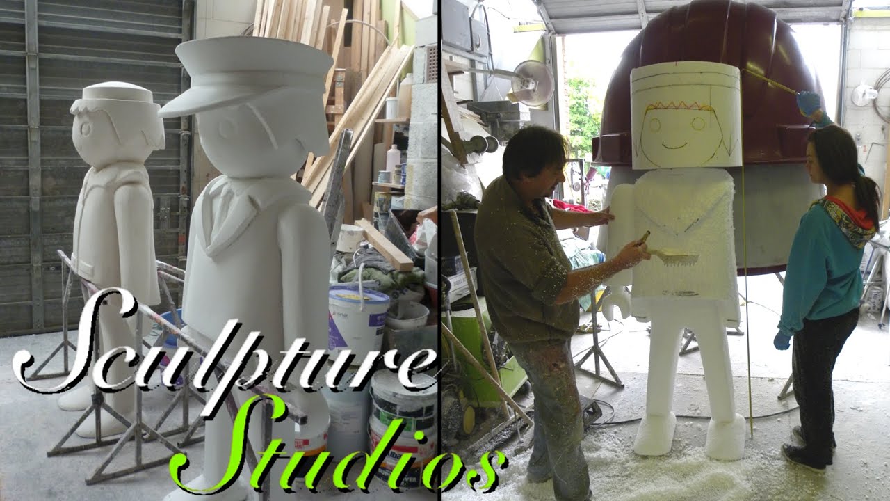 Giant Polystyrene / Styrofoam Playmobil Figures by Sculpture Studios ...