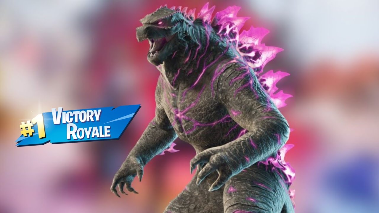 Fortnite Godzilla Victory Royale - Build Mode - YouTube