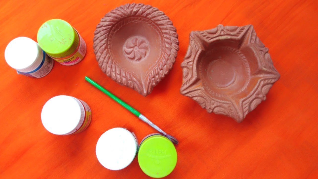HOW TO DECORATE DIYA AT HOME DIY EASY DIYA DECORATION DIYA how-to-decorate-diya-at-home-diy-easy-diya-decoration-diya