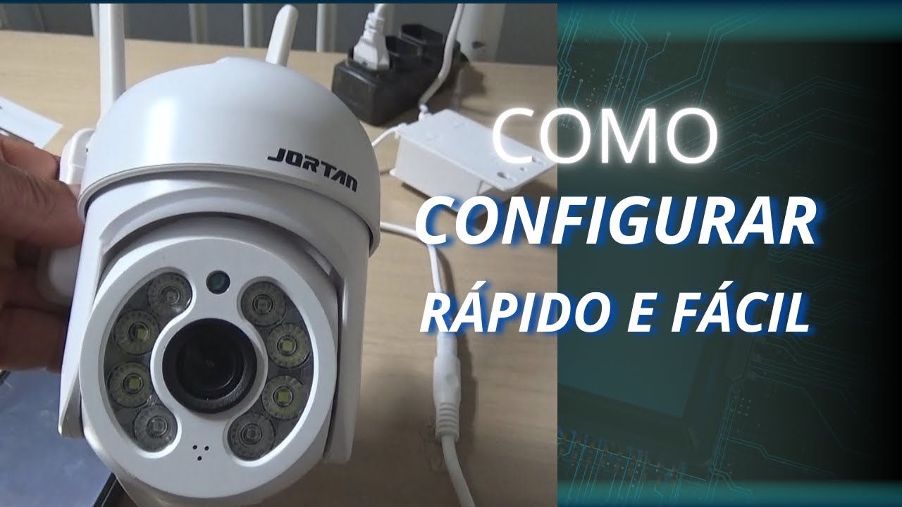 COMO CONFIGURANDO CÂMERA IP WIFI JORTAN YOOSEE - YouTube
