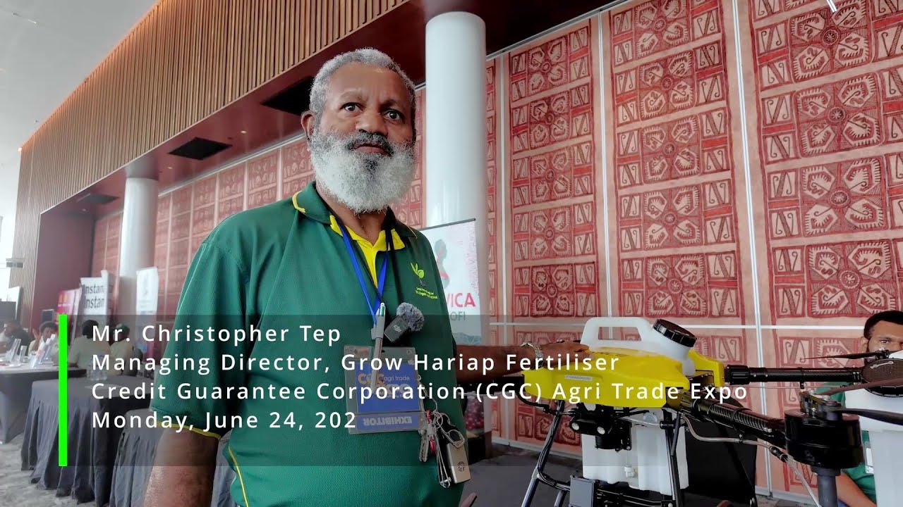 Christopher Tep introduces cutting-edge drone technology into PNG ...