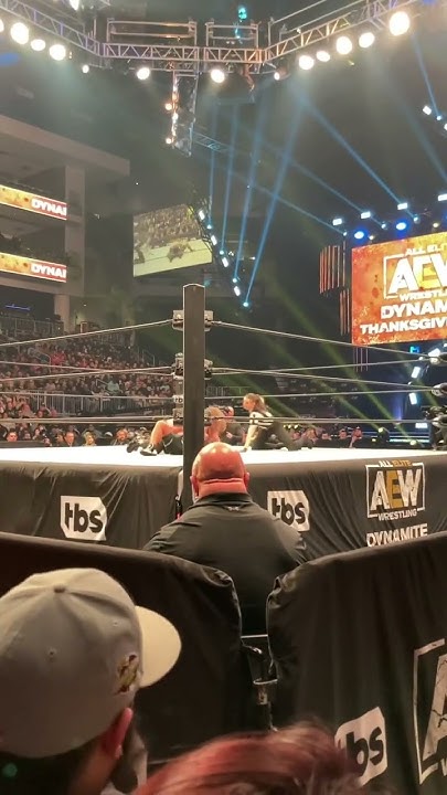 Chris Jericho hitting the lionsault on Tomohiro Ishii | AEW Dynamite - YouTube