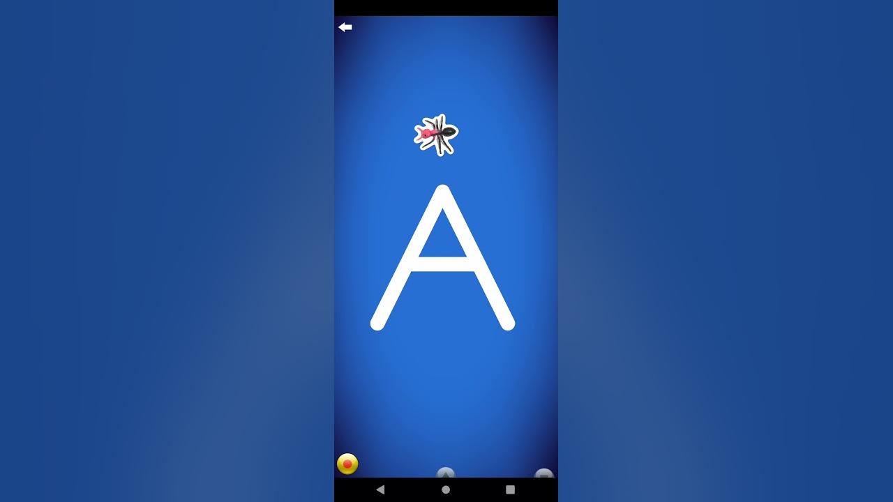 The letter A - Zaner-Bloser style Letter school English Upercase ...