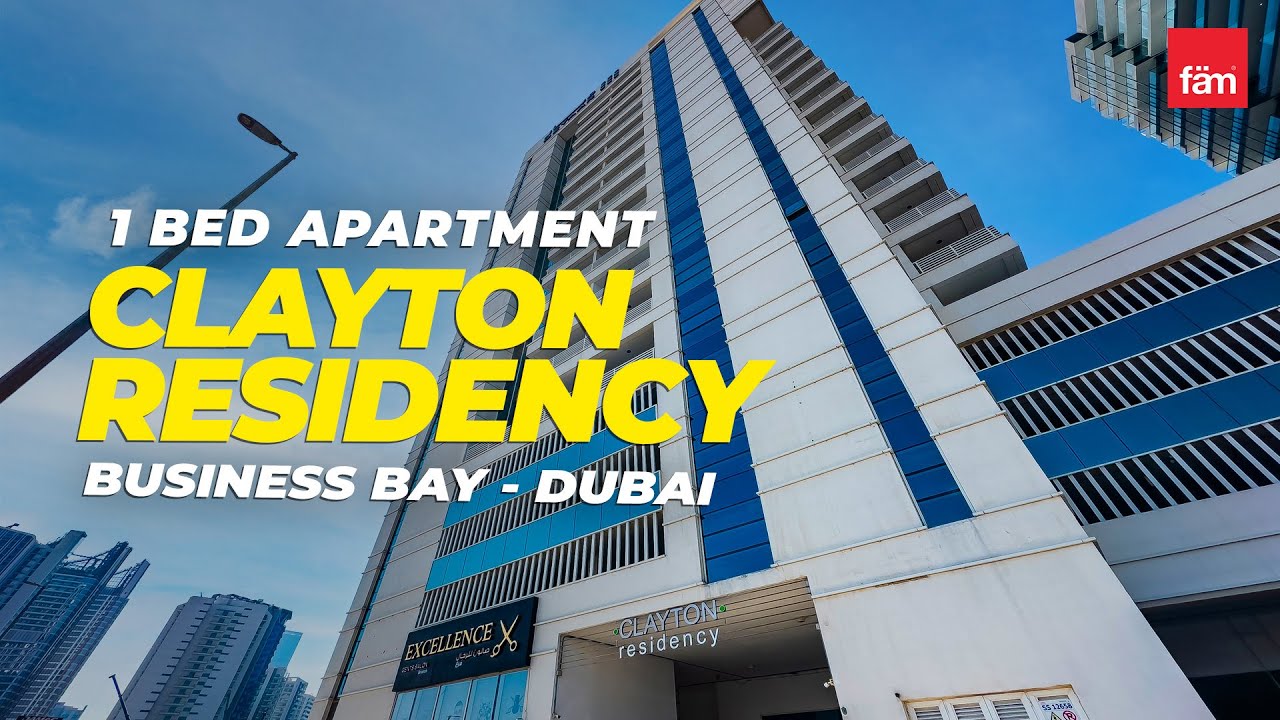 Spacious 1 Bed Apartment in Clayton Residence, Business Bay - Dubai ...