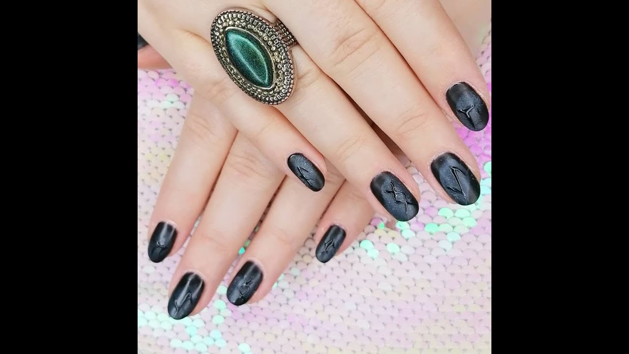 Rune Nails | Witchy Nails - YouTube