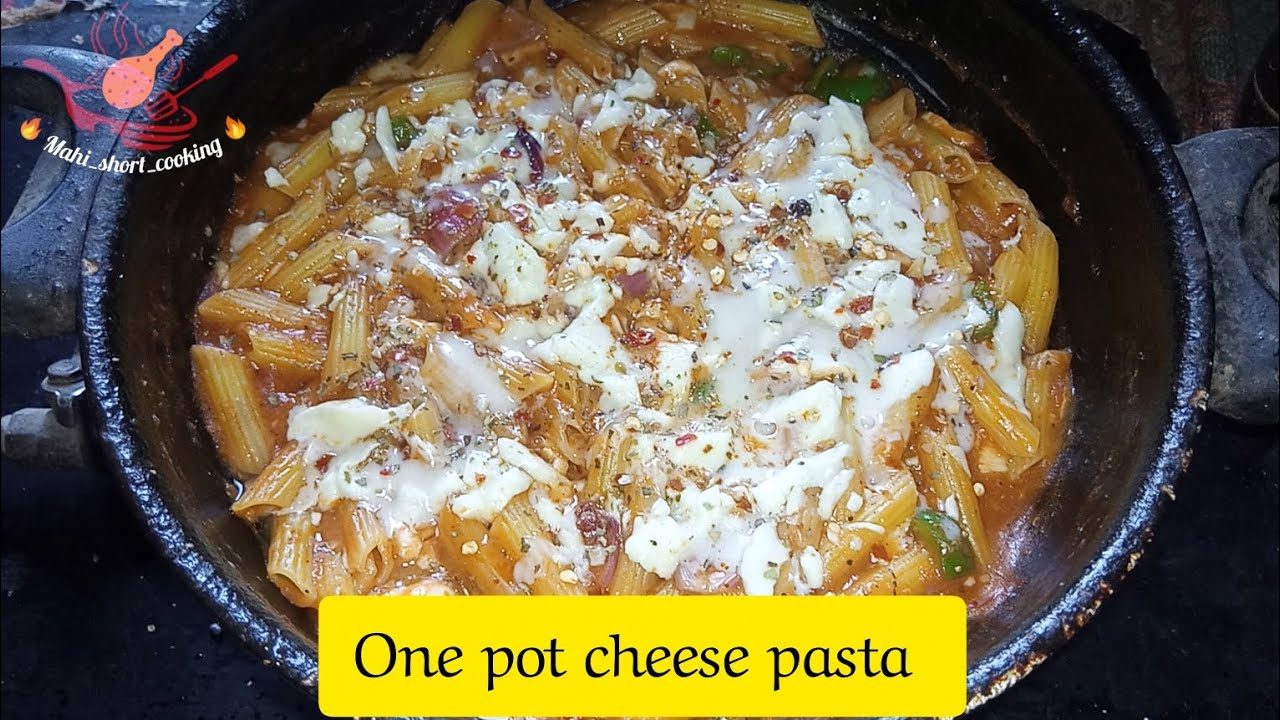 One pot cheese pasta without tomato and ketchup || recipe by Maha asif ...