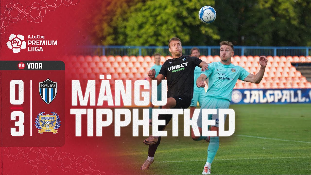 JK Tallinna Kalev - FC Kuressaare I 0:3 I A. Le Coq Premium liiga 23 ...