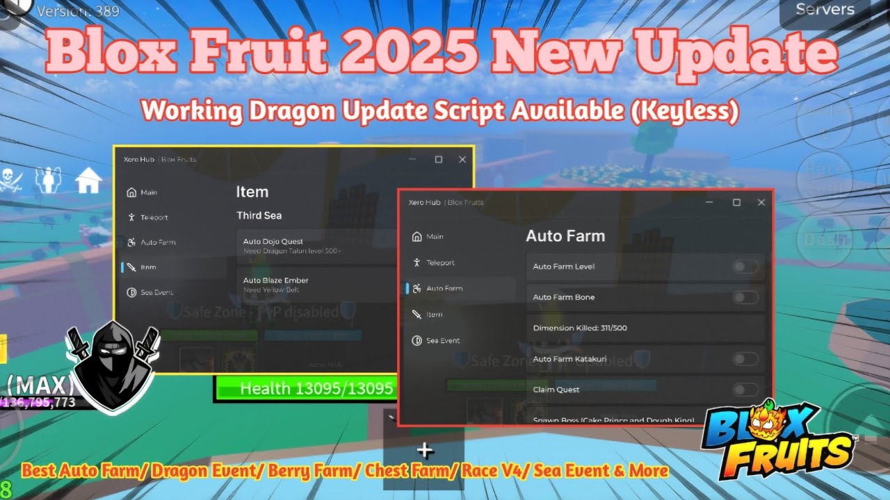 [Dragon Update] BLOX FRUIT Script 2025 AUTO FARM | DRAGON EVENT | CHEST ...