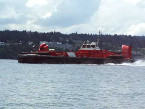 Canadian Coast Guard's Hovercraft @ Departure Bay - YouTube