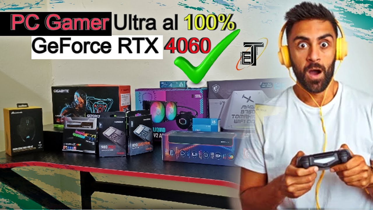 Ensamble PC Gamer Ultra al 100% – GeForce RTX 4060 8GB - YouTube