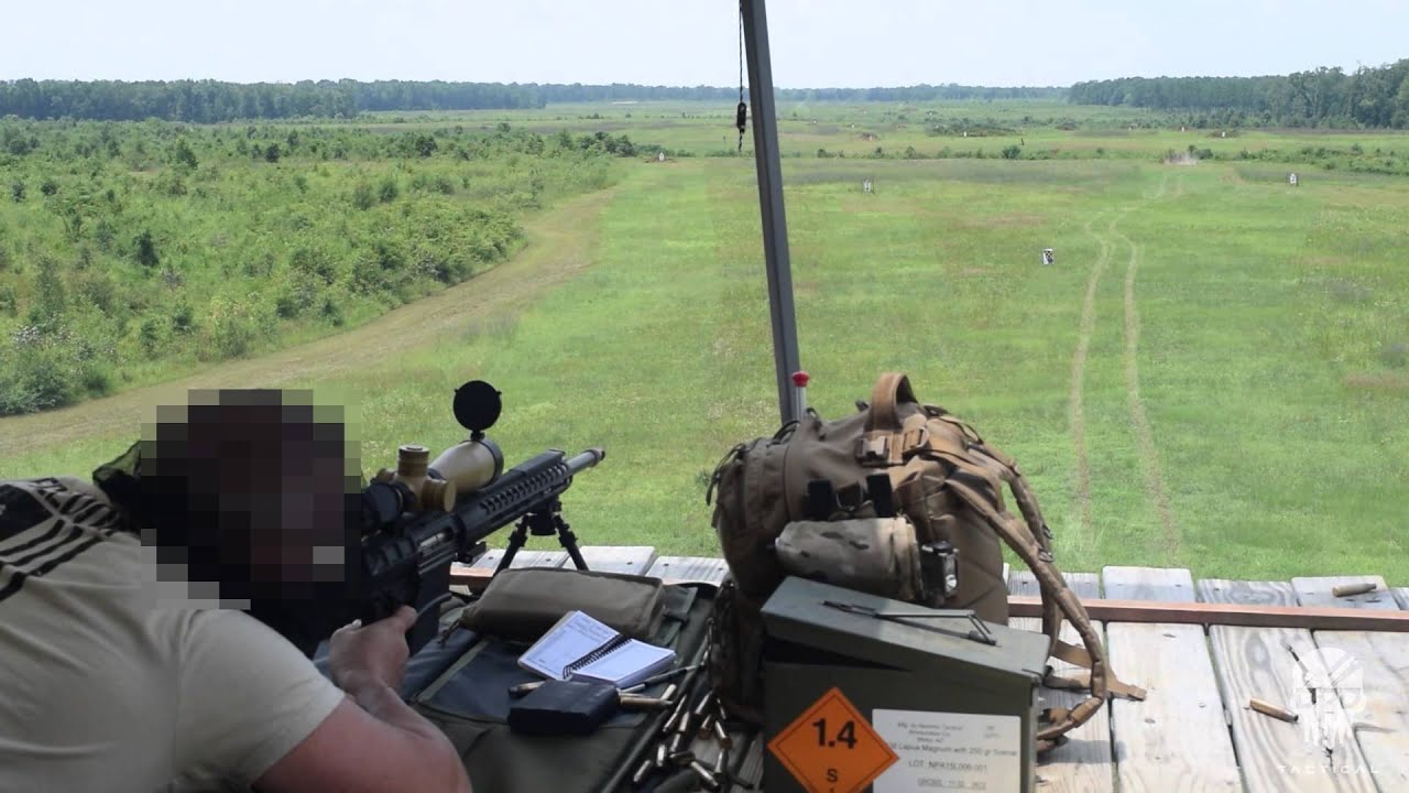 Kivaari .338 Lapua Semi Automatic DRD Tactical - YouTube