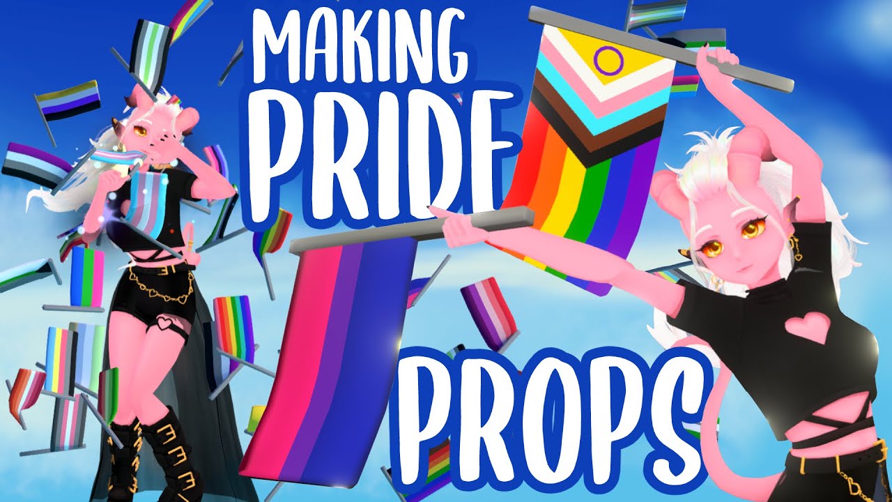 Making 3D Pride Flags as Vtuber Props and Throwables for Pride Month ...