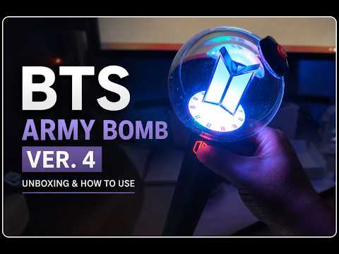 Official BTS ARMY Bomb Ver. 4 Unboxing & How to Use | Full Setup Guide
