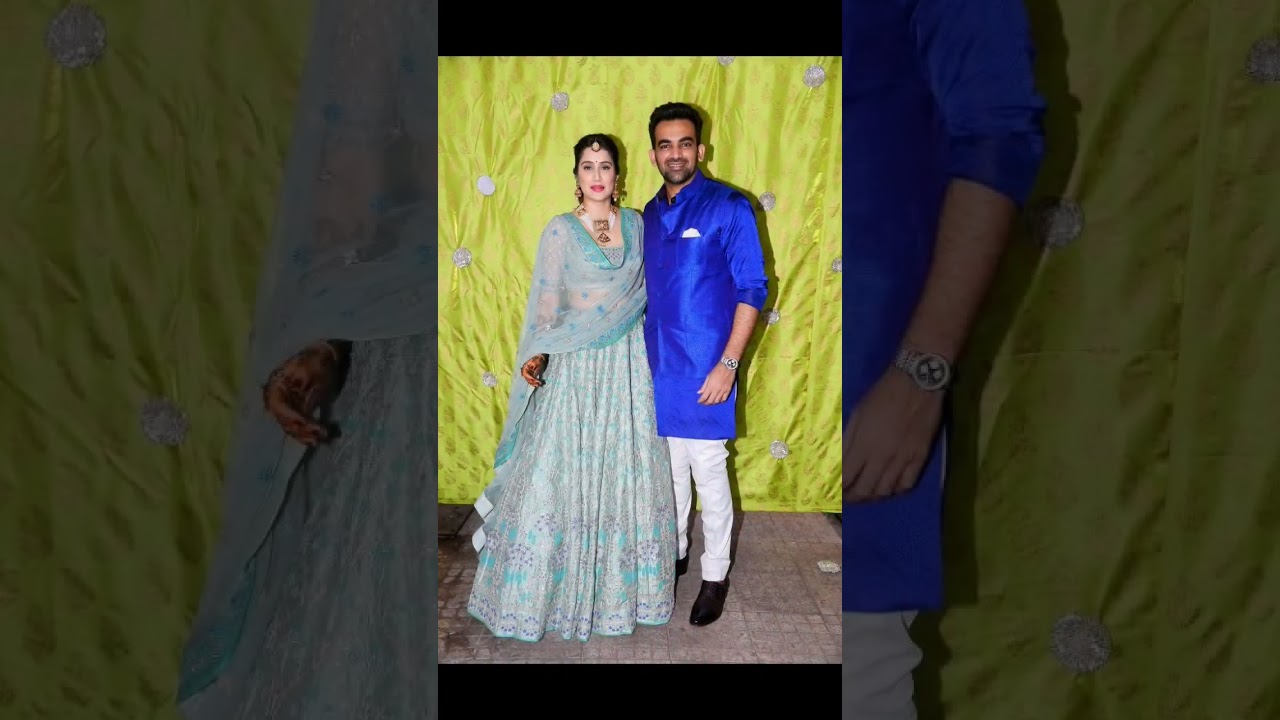 🔥Jahir Khan and wife ️#jahir khan #cricketer #yutub #short 🙏🙏🏏 - YouTube