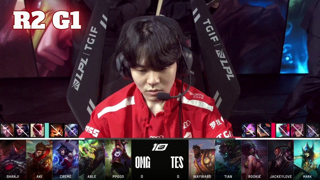 OMG vs TES - Game 1 | Round 2 LPL Spring 2023 Playoffs | Oh My God vs ...