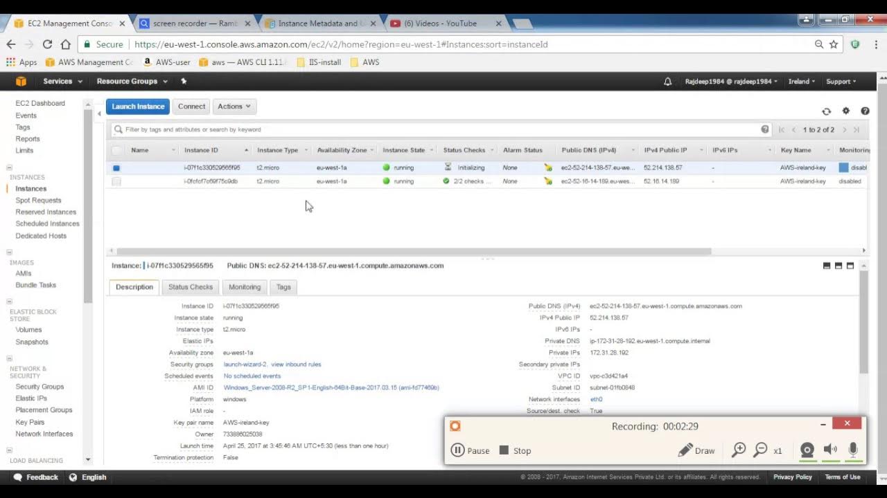 Step-By-Step guide to create AWS WebServer using User Data - YouTube