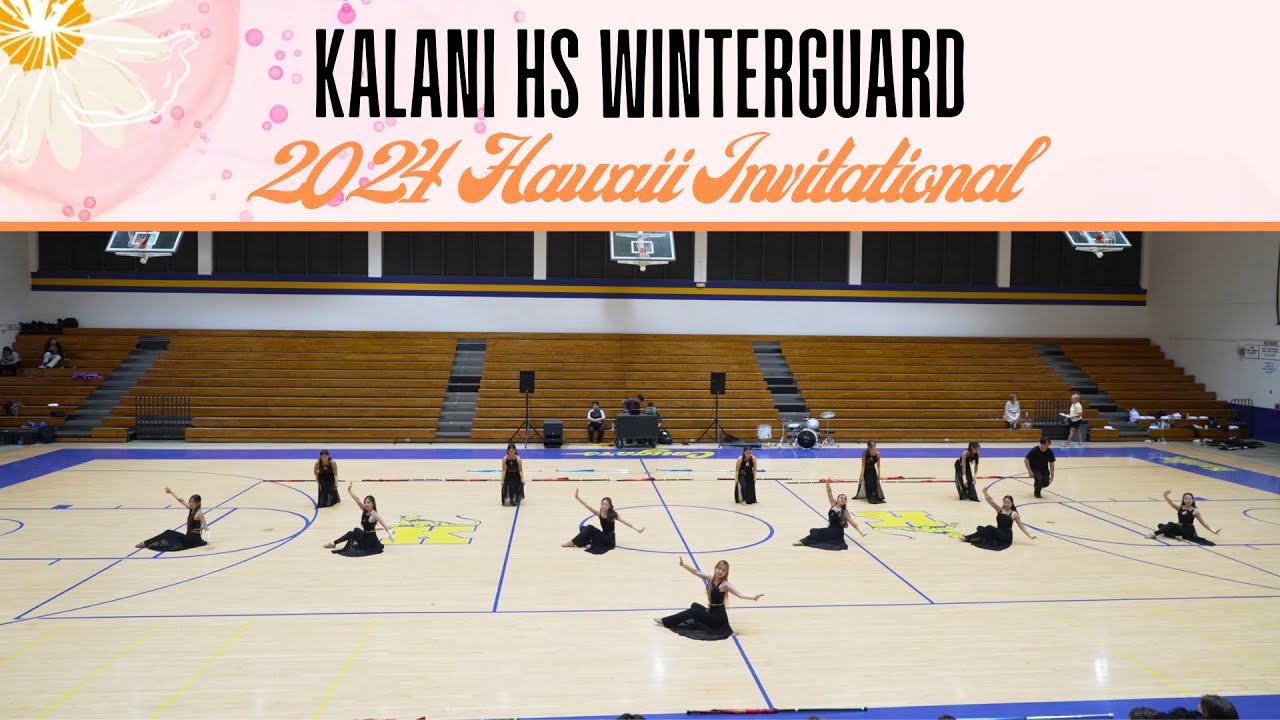 Arabian Nights | Kalani HS Winterguard | 2024 Hawaii Invitational - YouTube