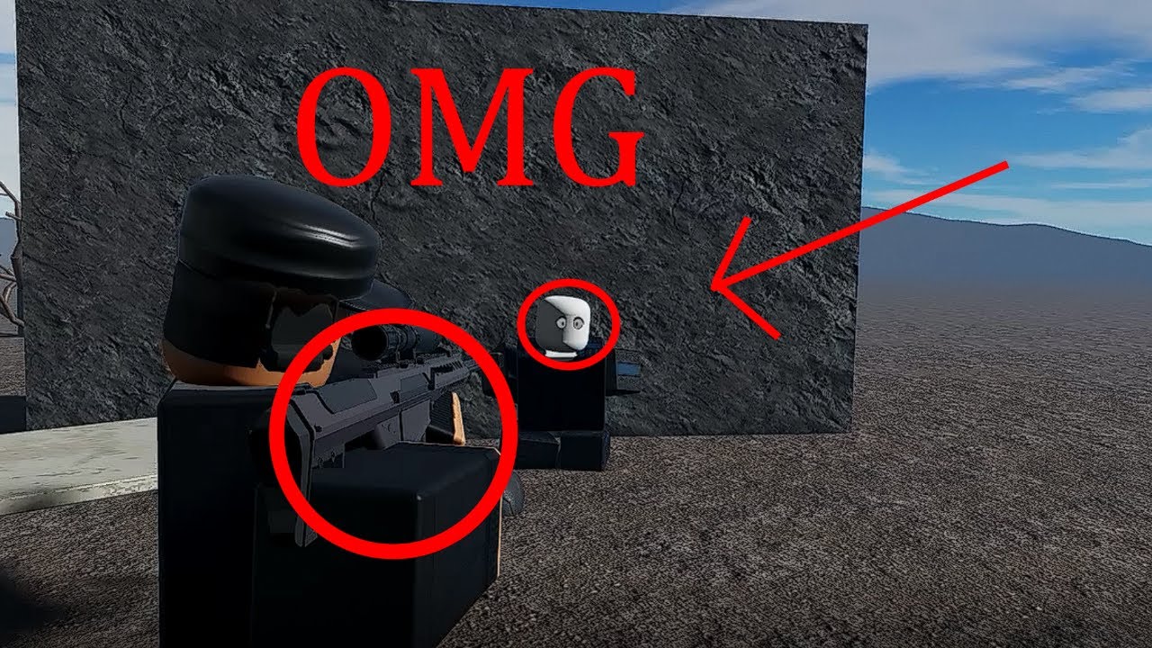 WILL A HUMAN BODY STOP A .50 CAL?? (WATCH TIL THE END) | ROBLOX ...