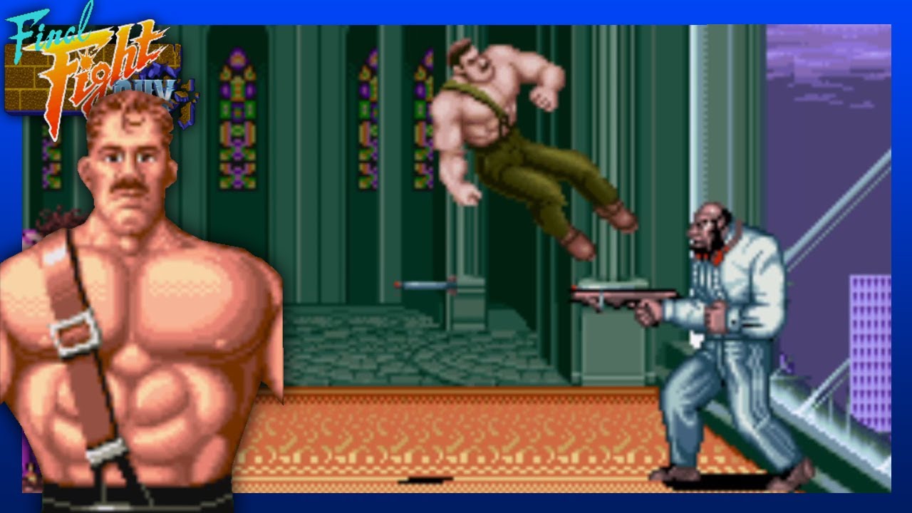 Final Fight Guy (SNES) Round 5 - UP TOWN | Playing With Haggar - YouTube