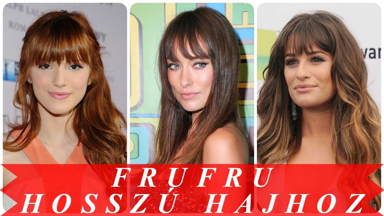 Divatos női frizurák frufrus hosszú hajak 2018 - YouTube