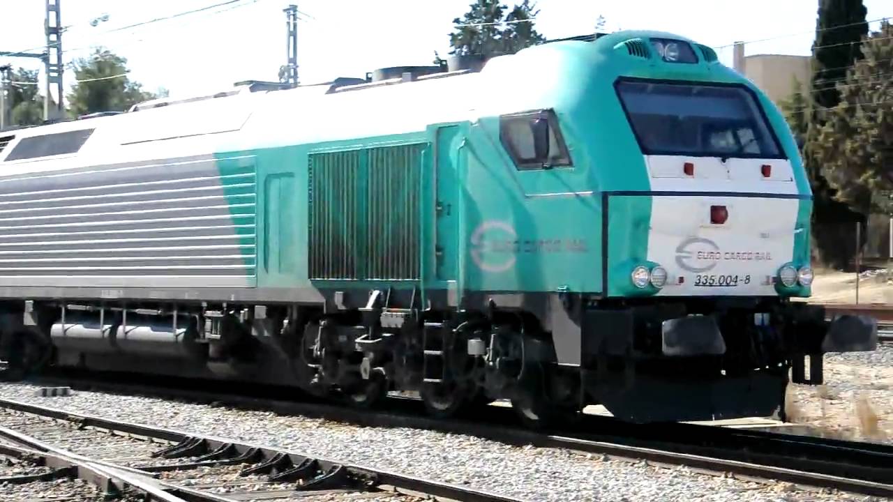 Freight locomotive Euro Cargo Rail 335 series / Locomotora Euro Cargo ...