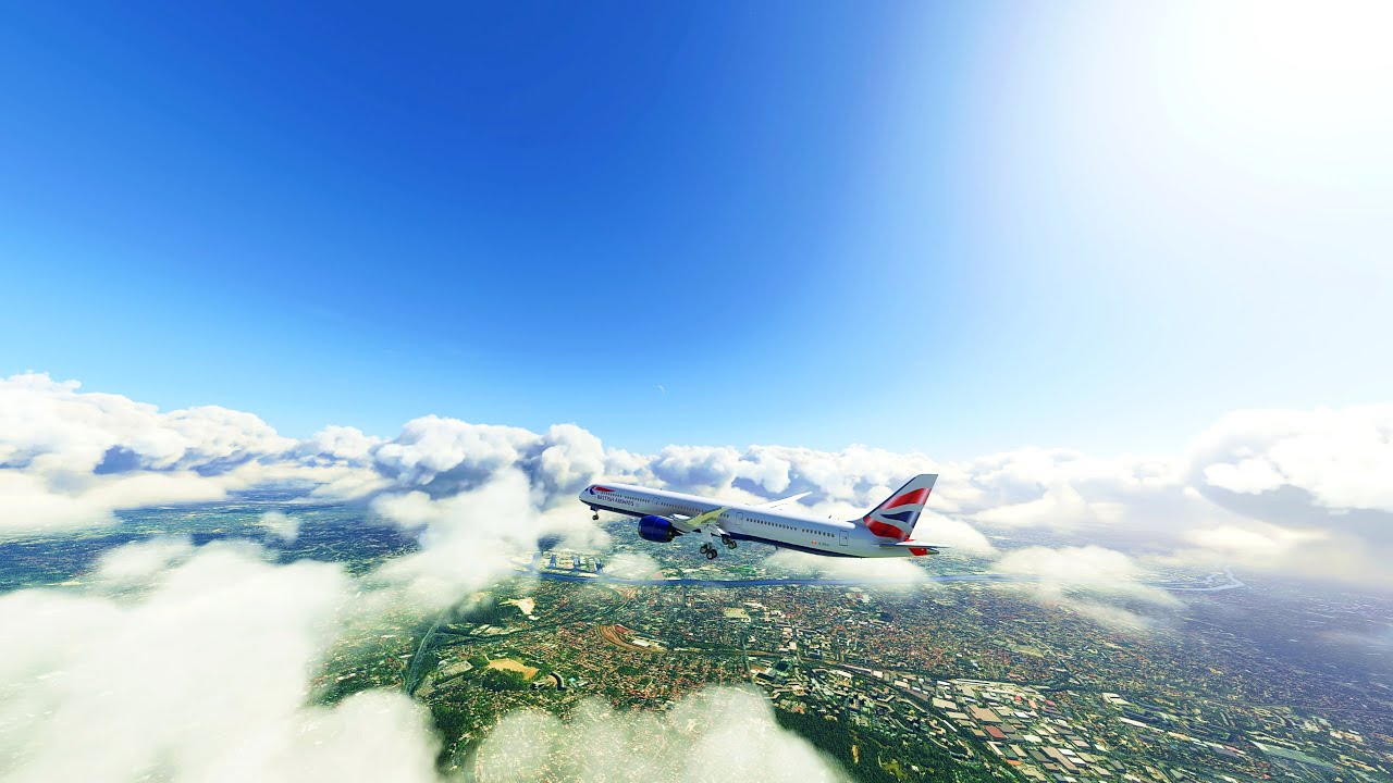 British Airways 787-10 landing in Paris MFS2020 [ UHD ] - YouTube