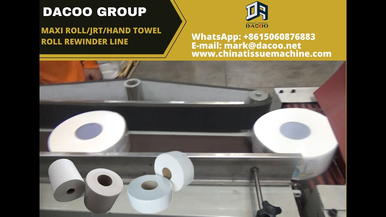 Maxi Jumbo Roll Toilet Paper Roll JRT Hand Towel Roll Machine ...